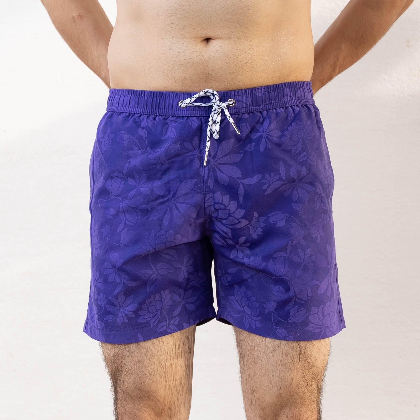 Drip | Purple Water Reactive Shorts - SHORTSCAPE